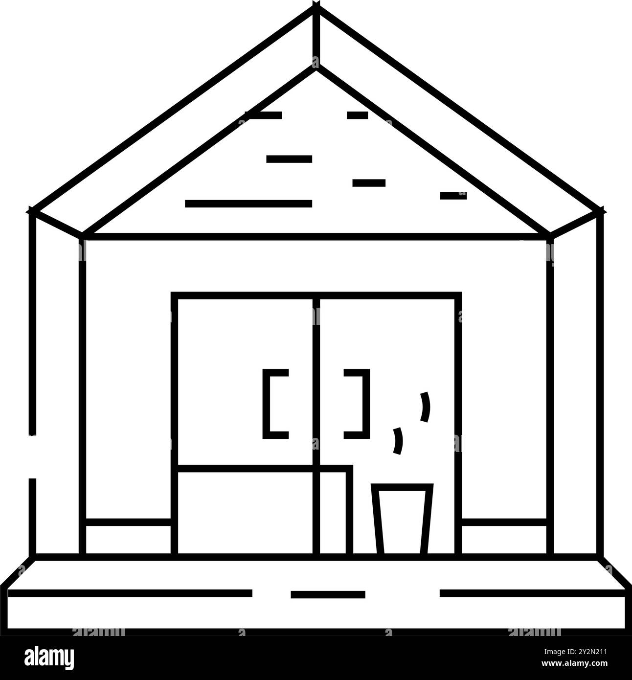 Sauna steam spa health icons set vector room accessories hi-res stock ...