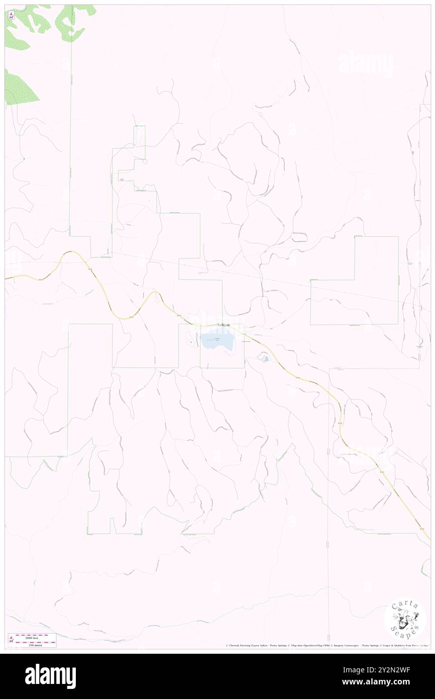 Map of tollgate oregon Cut Out Stock Images & Pictures - Alamy