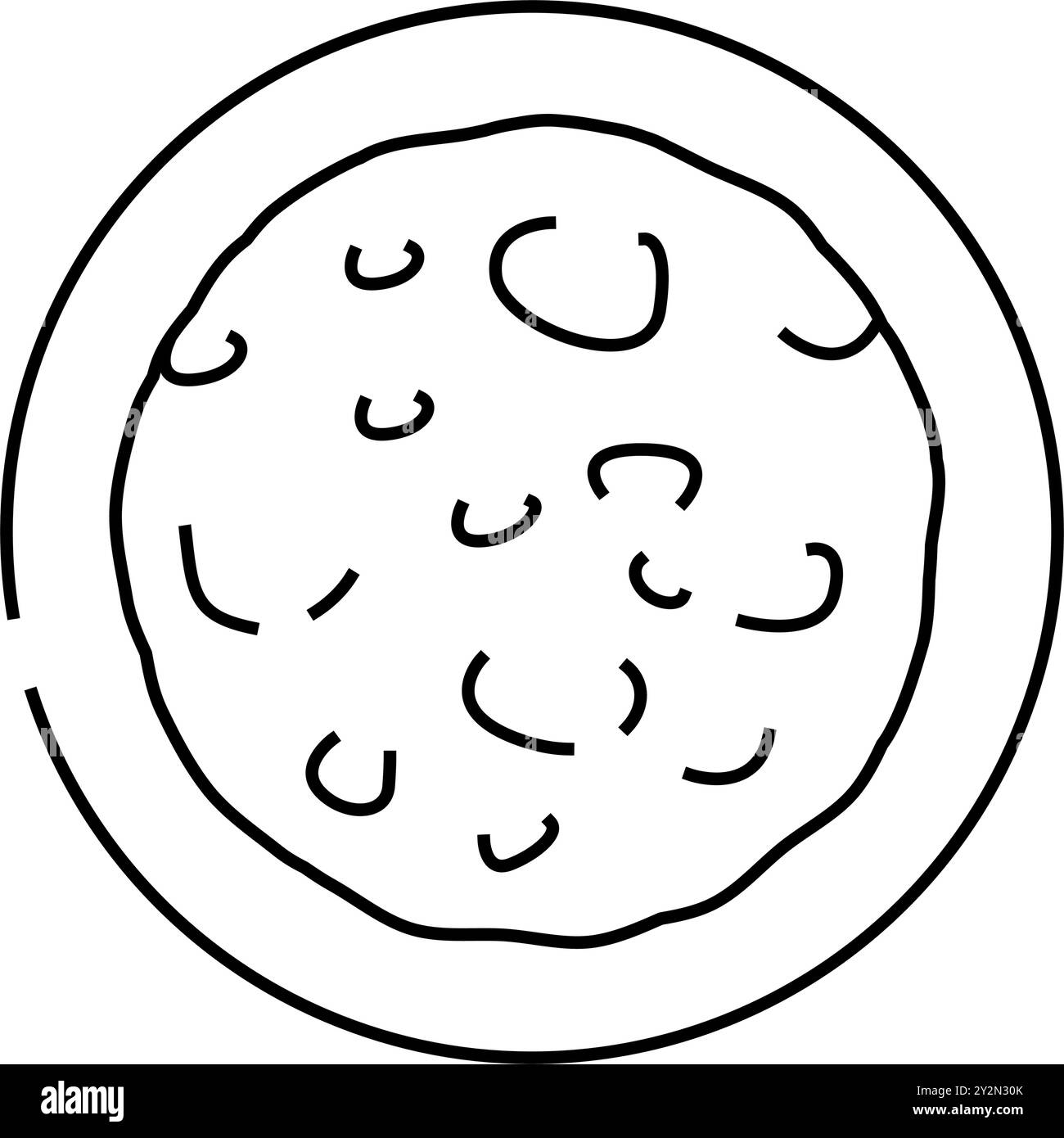 Naan Bread Indian Cuisine Line Icon Vector Illustration Stock Vector Image And Art Alamy