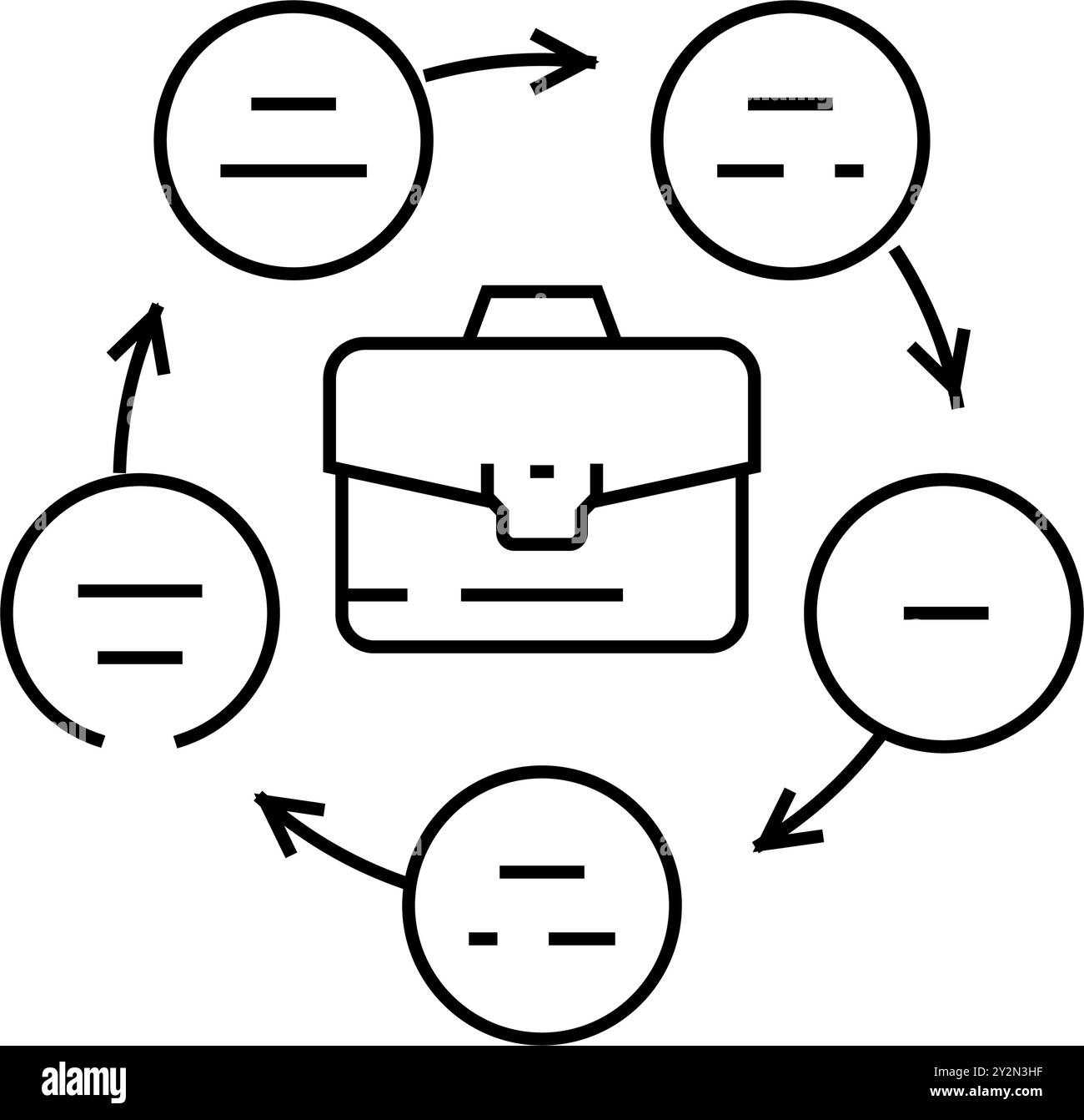 Business performance metrics corporate Black and White Stock Photos ...