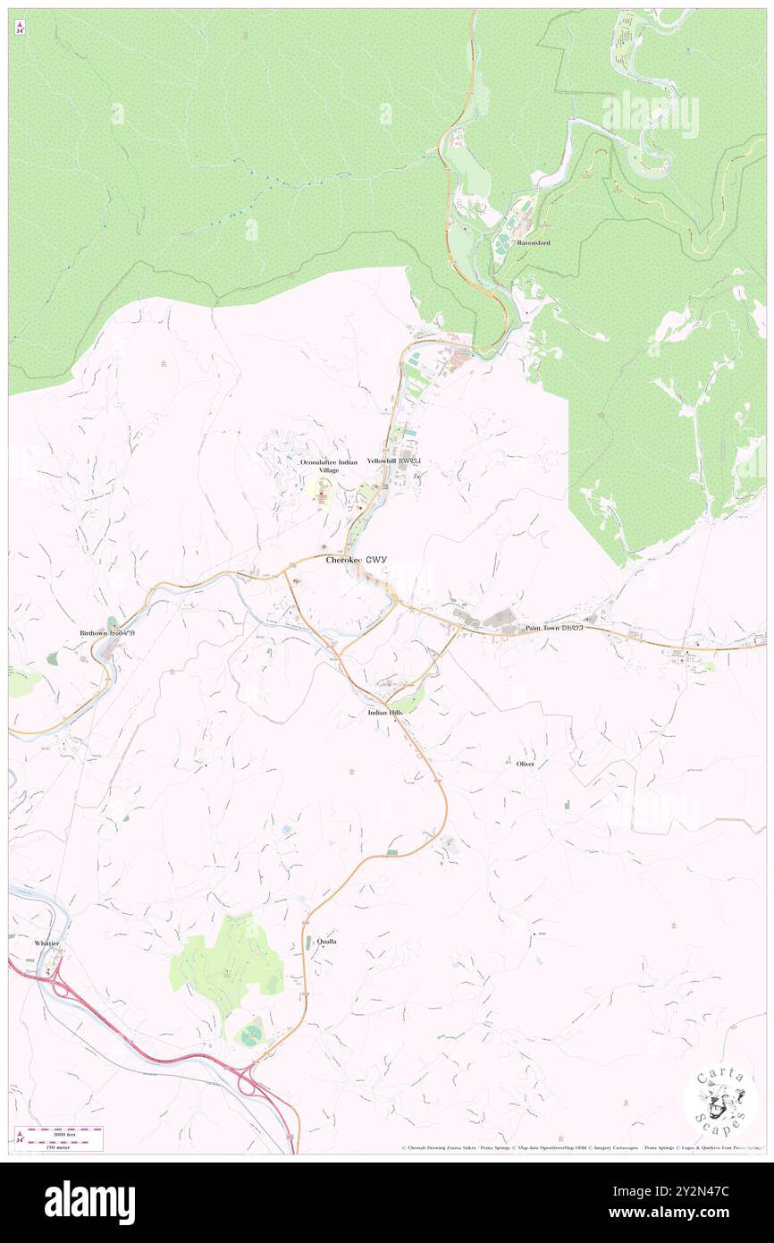 Swain north carolina map Cut Out Stock Images & Pictures - Alamy