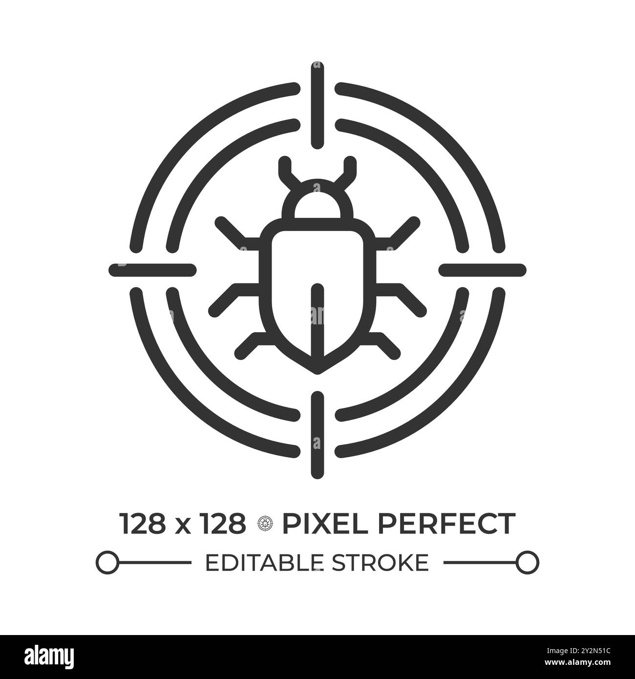 Pest control linear icon Stock Vector Image & Art - Alamy