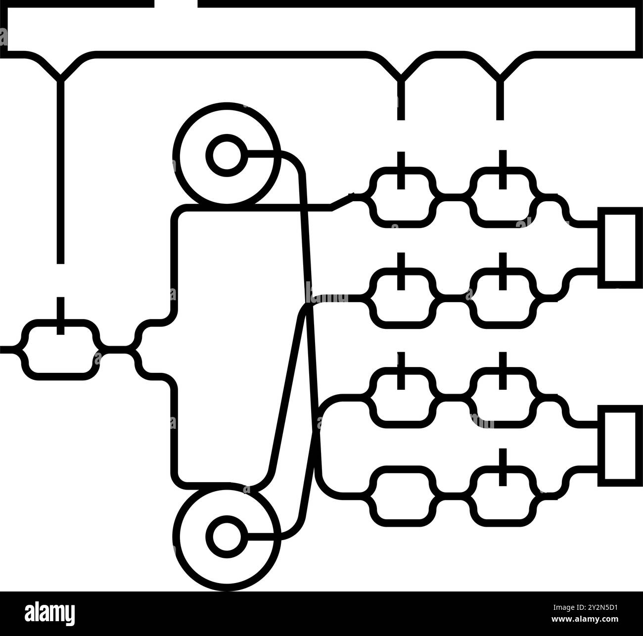 photonics quantum technology line icon vector illustration Stock Vector ...
