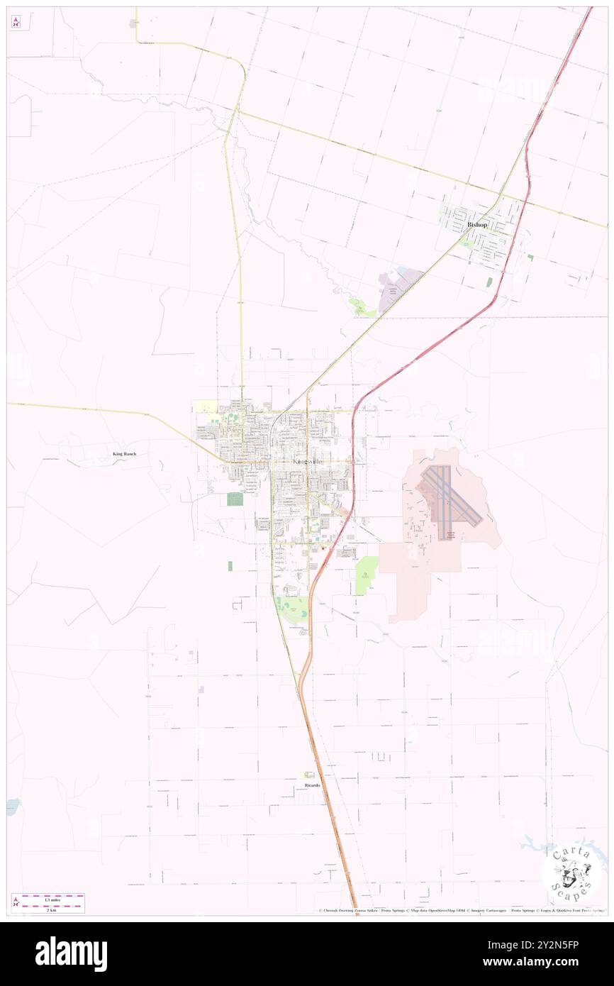 Kingsville texas map Cut Out Stock Images & Pictures - Alamy