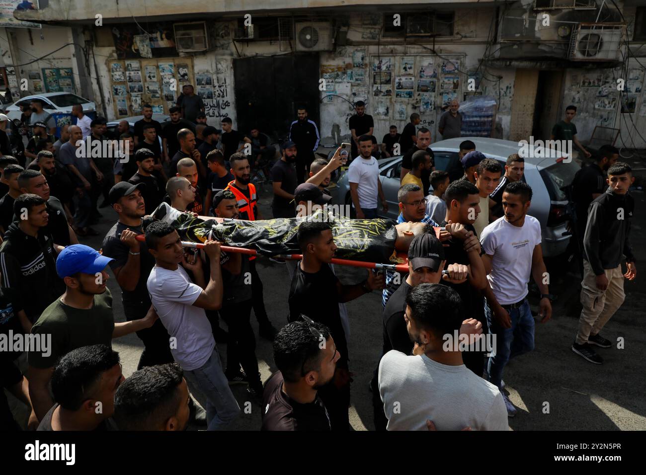 Jenin, West Bank, Palestine. 30 October 2023. A funeral takes place for ...