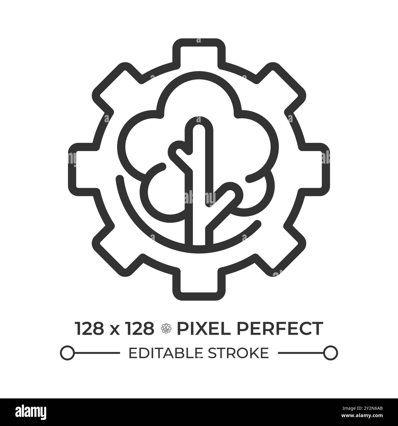 Forest management linear icon Stock Vector Image & Art - Alamy