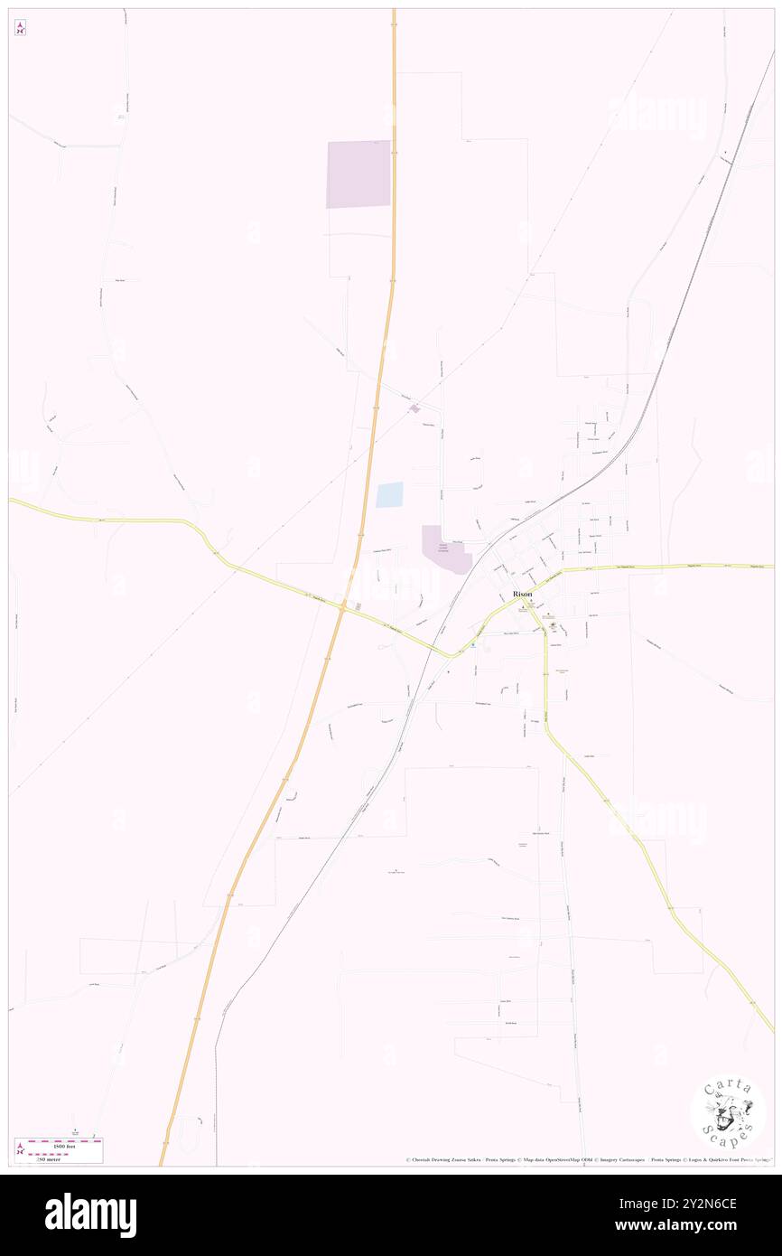 Cleveland arkansas map Cut Out Stock Images & Pictures - Alamy