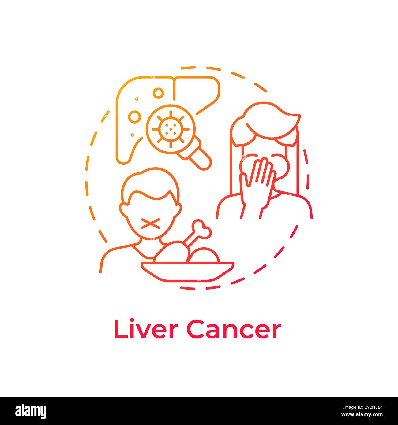 Liver disease cells Stock Vector Images - Alamy