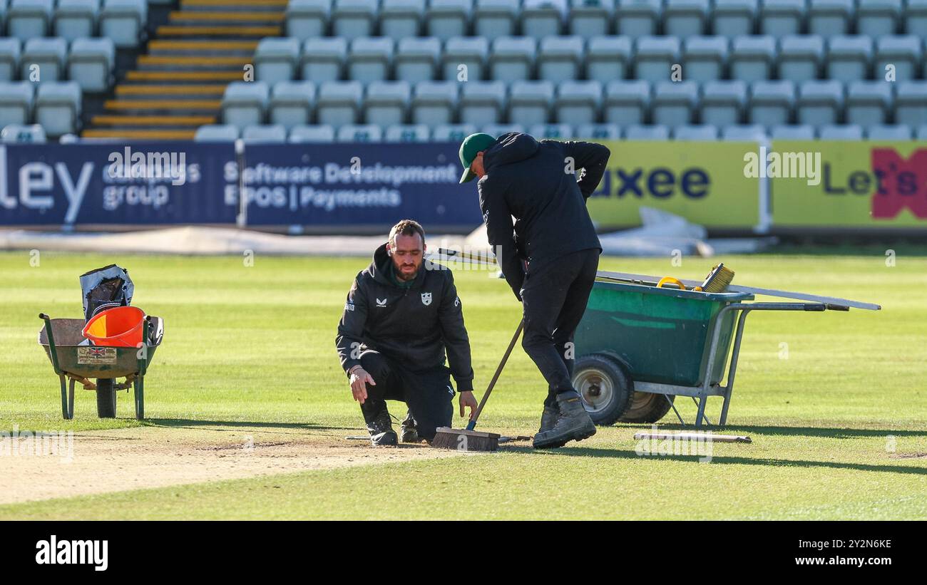 Worcester, UK on 11 Sep 2024 at Worcestershire County Cricket Club, New ...
