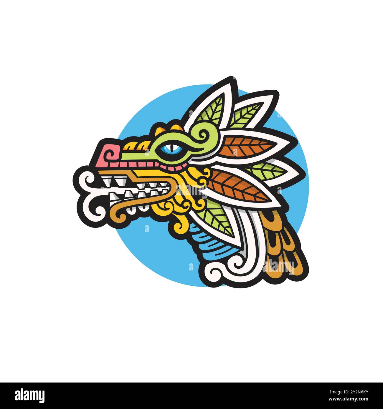 quetzalcoatl head mexican god aztec graphic, Native American animal ...