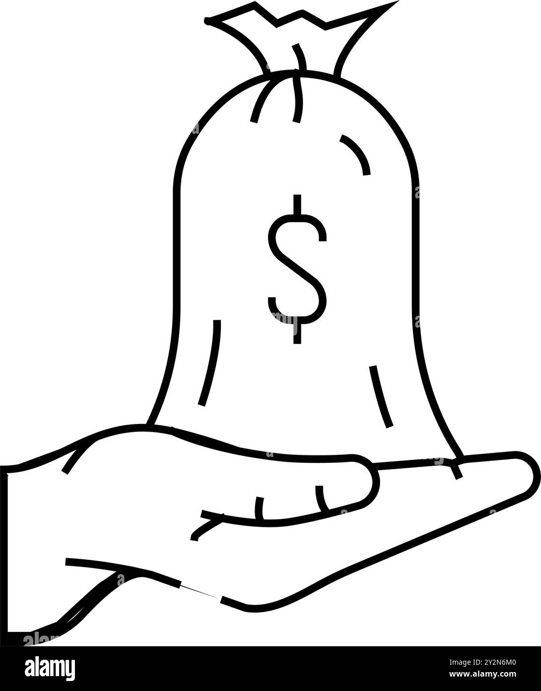 accounts receivable business process line icon vector illustration Stock Vector Image & Art - Alamy