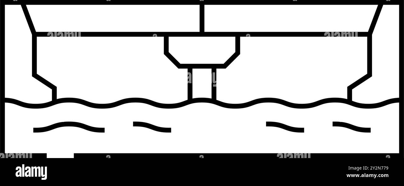 Metal bridge beam span Cut Out Stock Images & Pictures - Alamy