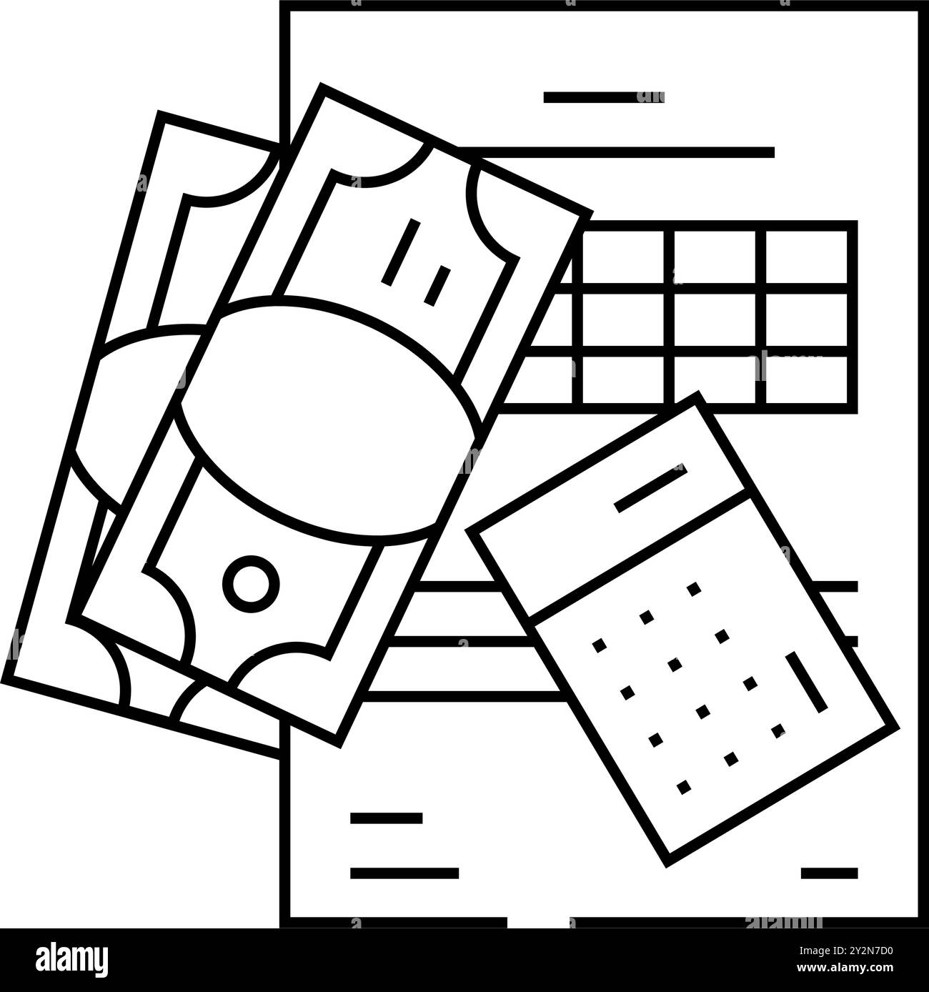 accounts payable business process line icon vector illustration Stock Vector Image & Art - Alamy