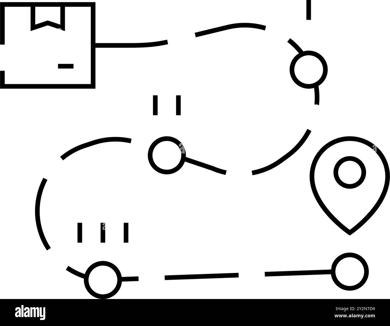 order fulfillment business process line icon vector illustration Stock Vector Image & Art - Alamy