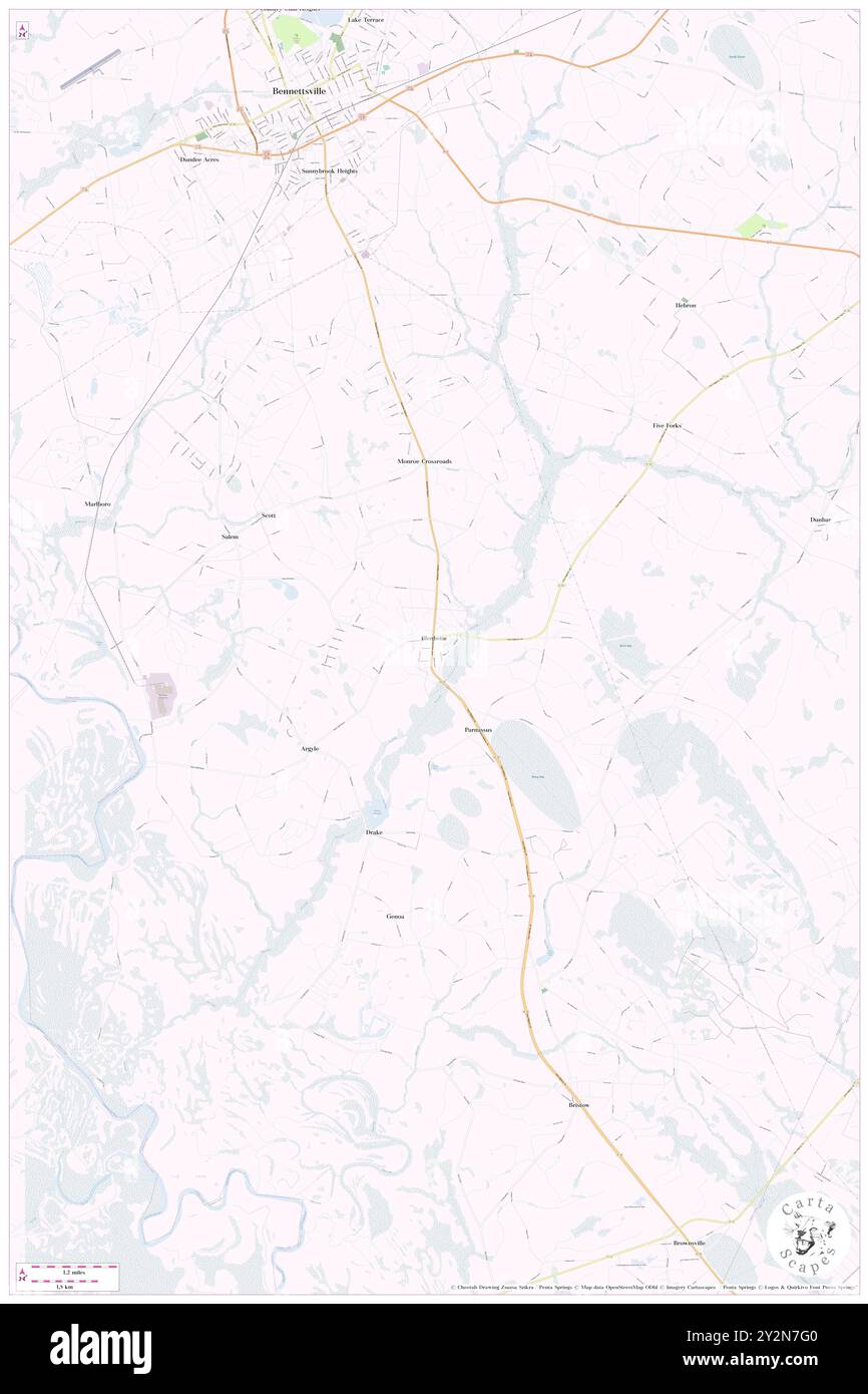 Marlboro south carolina map hi-res stock photography and images - Alamy