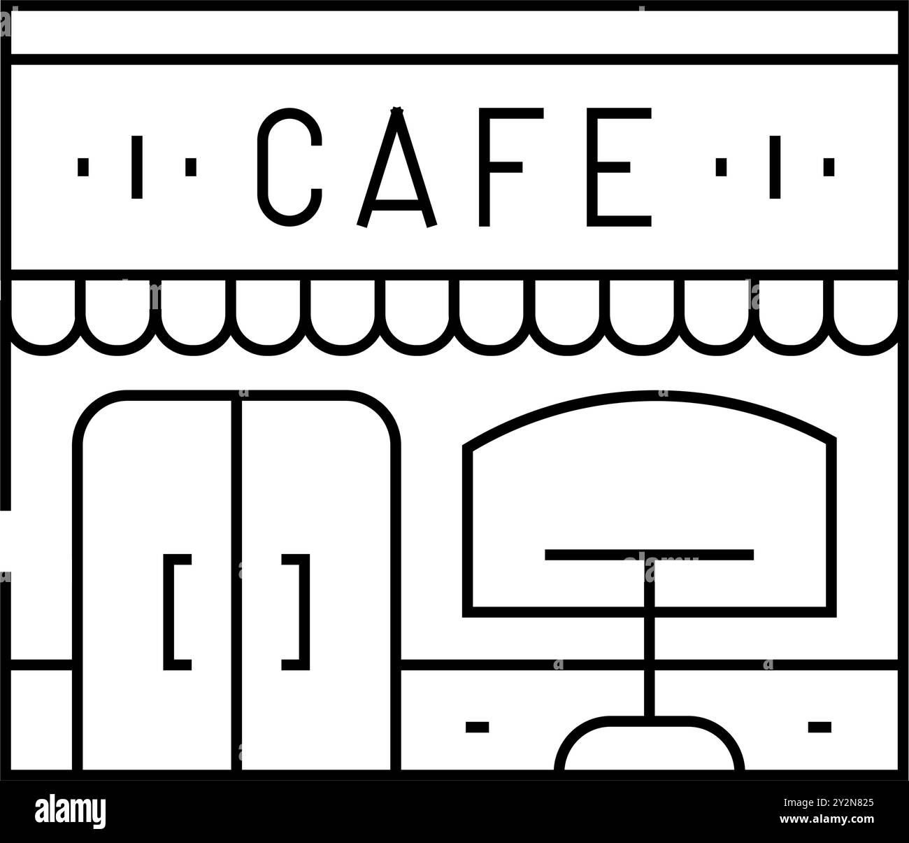 Cafe sidewalk italy Cut Out Stock Images & Pictures - Alamy