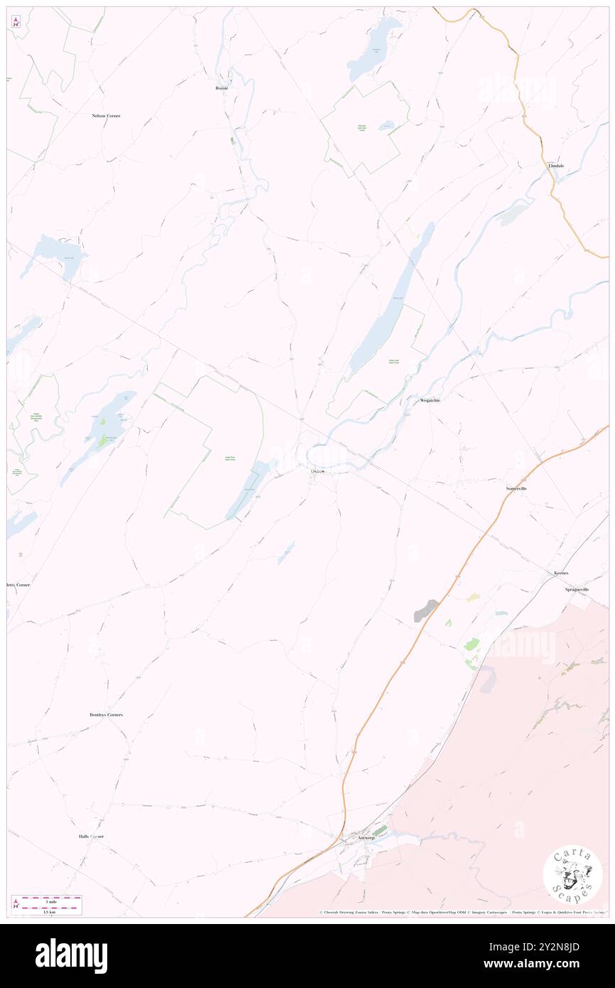 Map of oxbow hi-res stock photography and images - Alamy