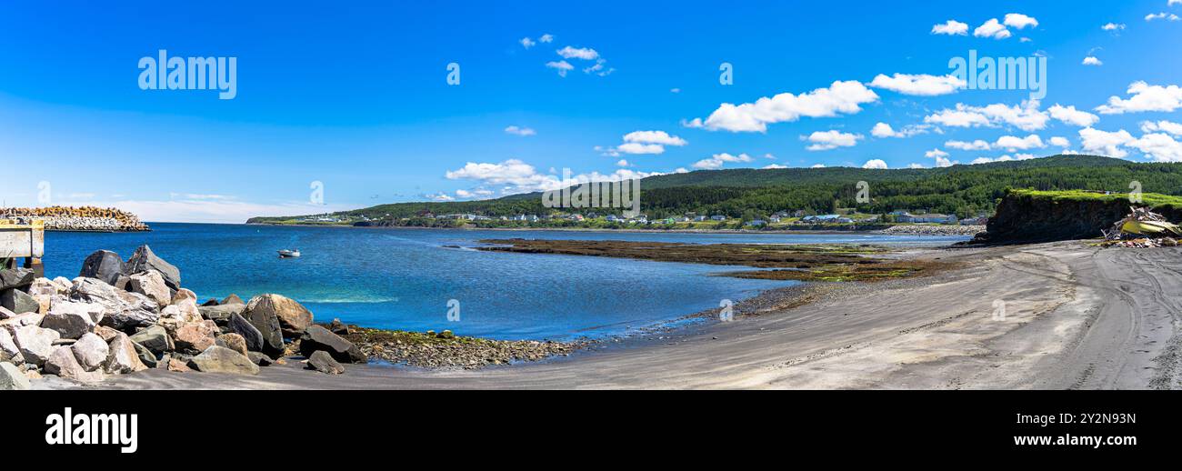 Gaspe Peninsula North Coast Stock Photo - Alamy