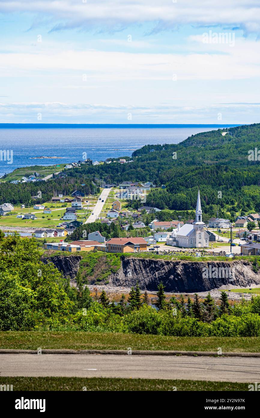 Gaspe Peninsula North Coast Stock Photo - Alamy