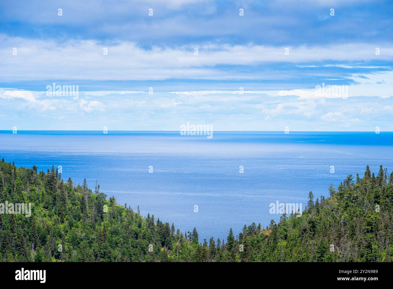 Gaspe Peninsula North Coast Stock Photo - Alamy