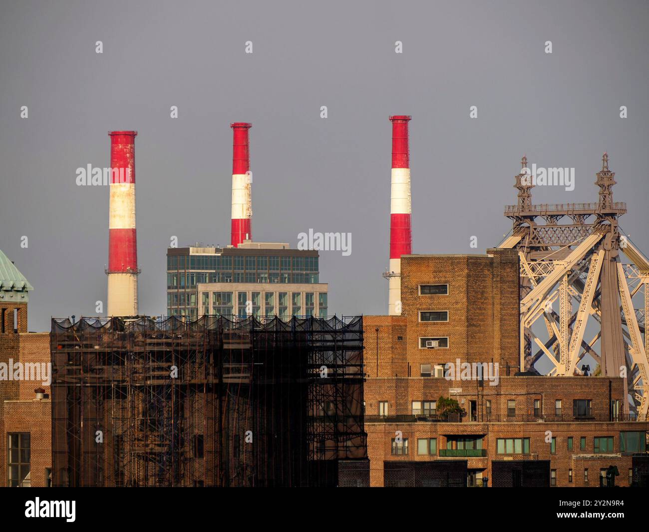 The Ravenswood generating station new york city queens view midtown ...