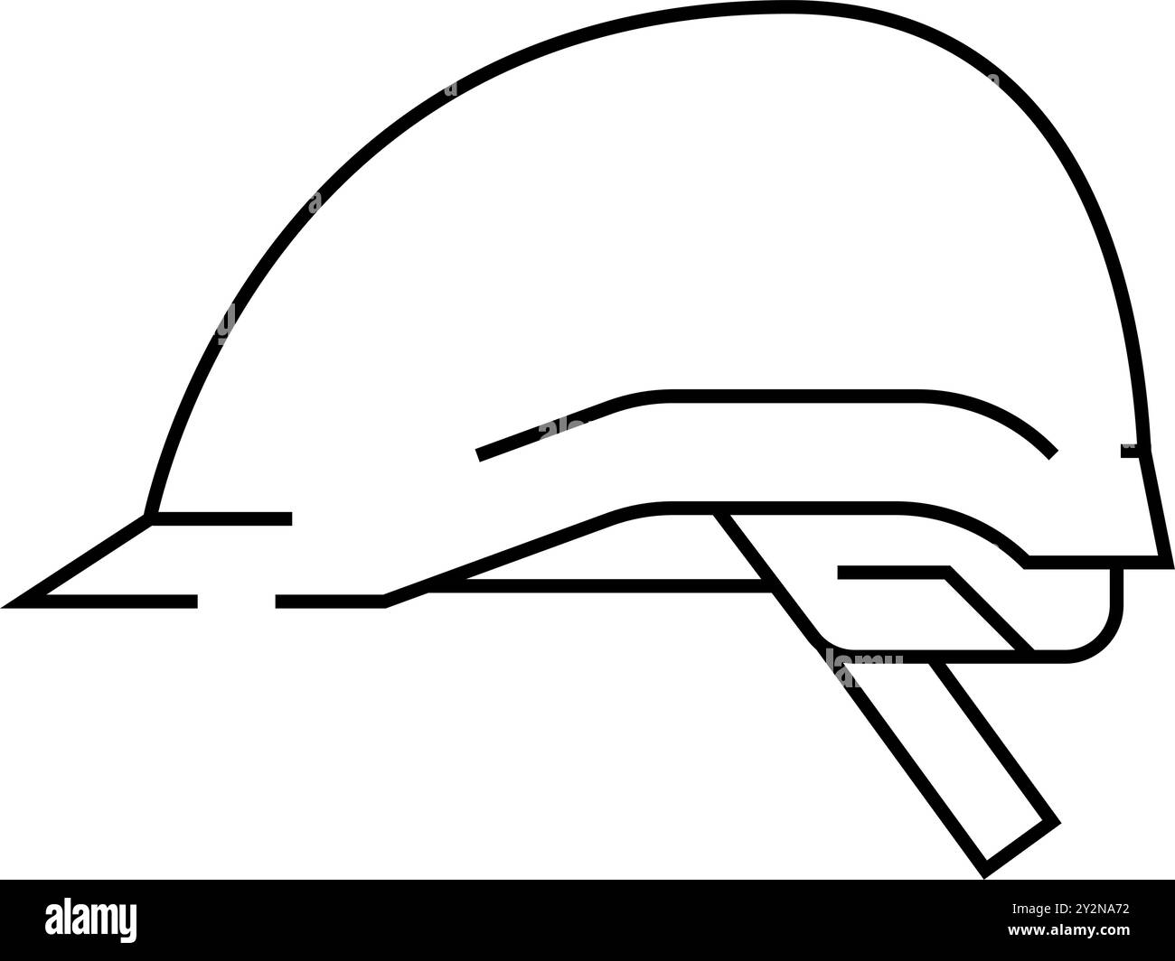 hard hat ppe protective equipment line icon vector illustration Stock ...