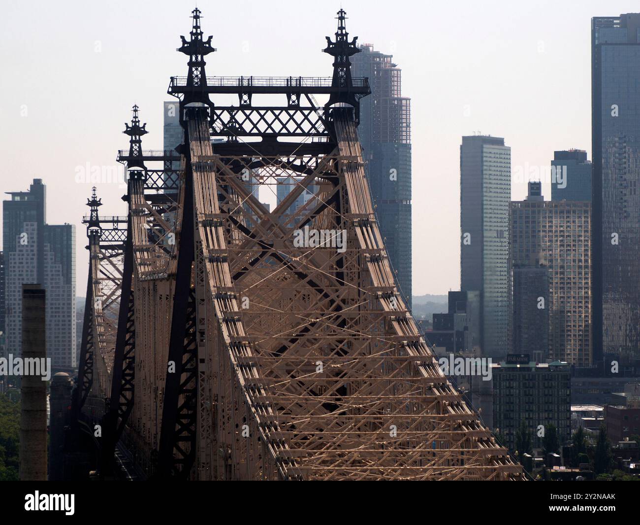 The Ed Koch Queensboro Bridge connecting new york city manhattan to ...