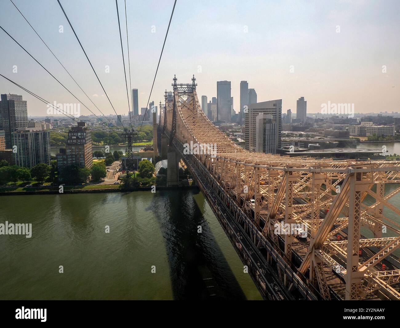 The Ed Koch Queensboro Bridge connecting new york city manhattan to ...