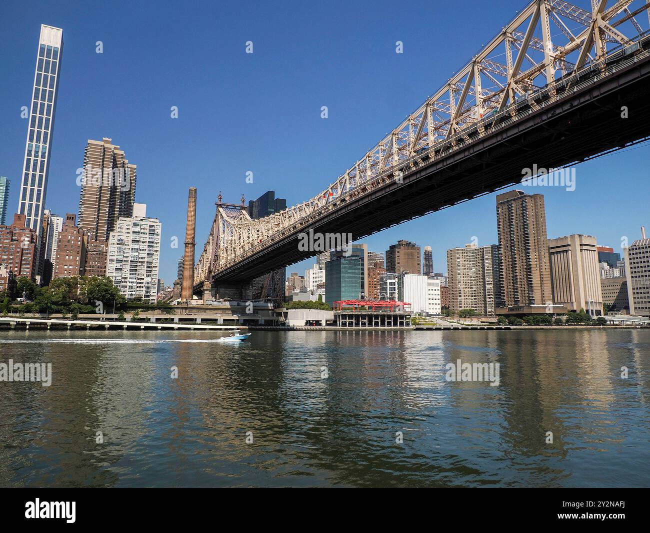 The Ed Koch Queensboro Bridge connecting new york city manhattan to ...