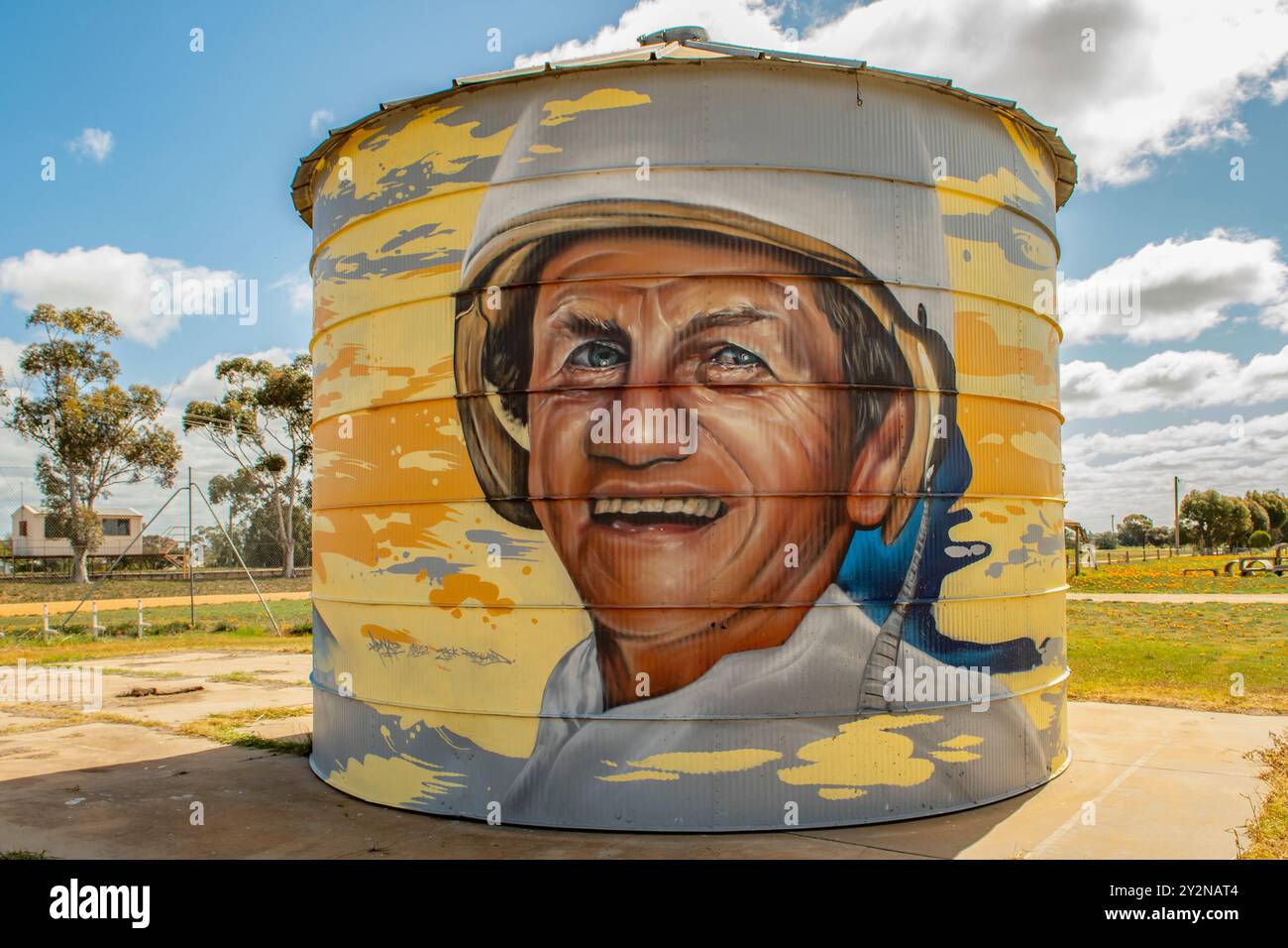 Ian 'Macca' McCallum Water Tank Art by Matt Adnate and Jack Rowland ...