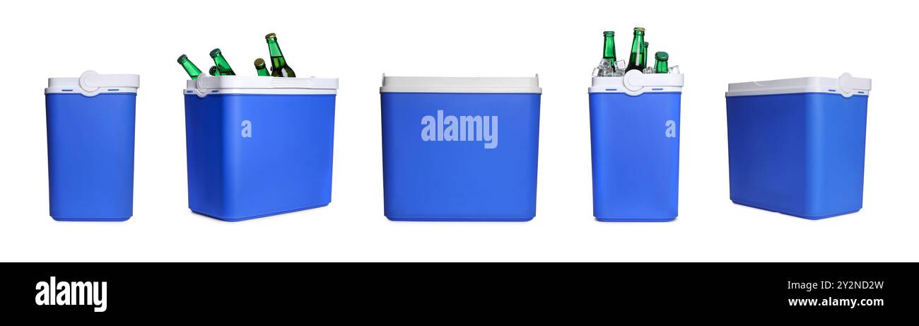 Blue cool box hi-res stock photography and images - Alamy