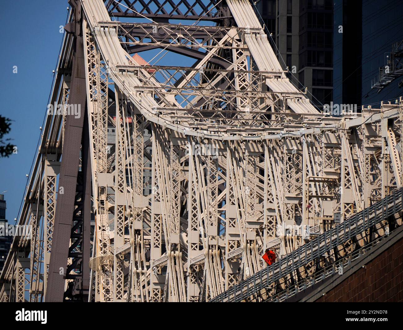 The Ed Koch Queensboro Bridge connecting new york city manhattan to ...