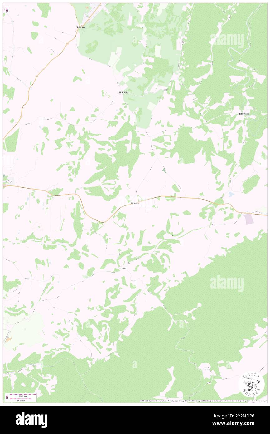 Keenan, Monroe County, US, United States, West Virginia, N 37 35' 7 ...