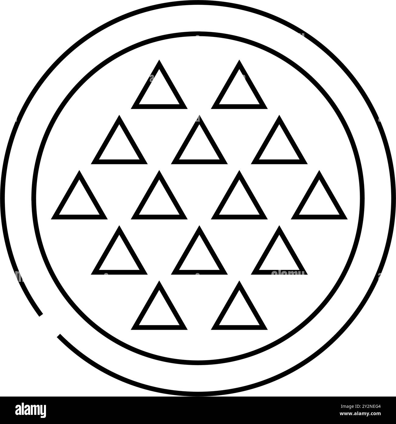 anti slip label product caution line icon vector illustration Stock ...