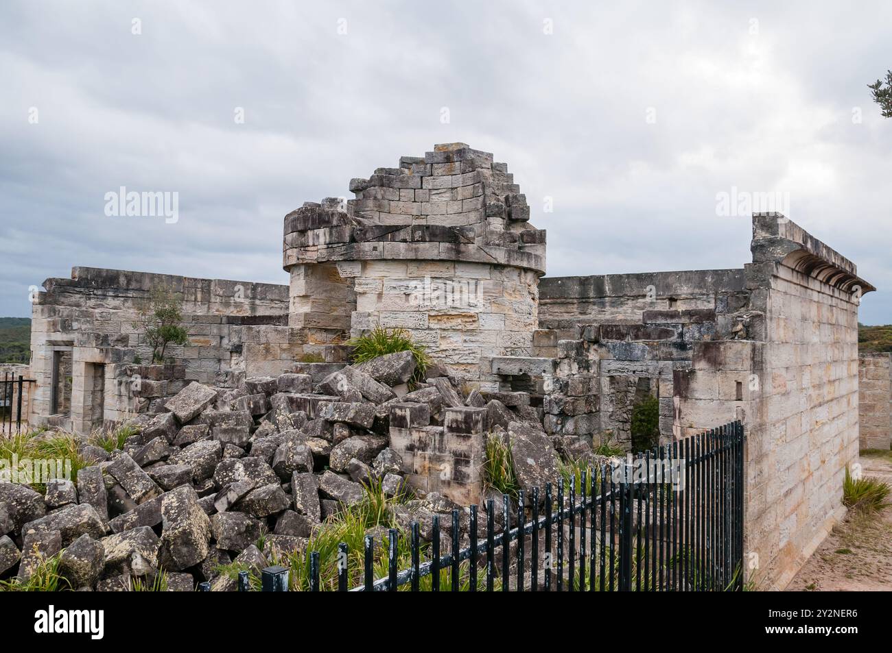 The ruin of Cape St George Lighthouse,, NSW, Australia Stock Photo - Alamy