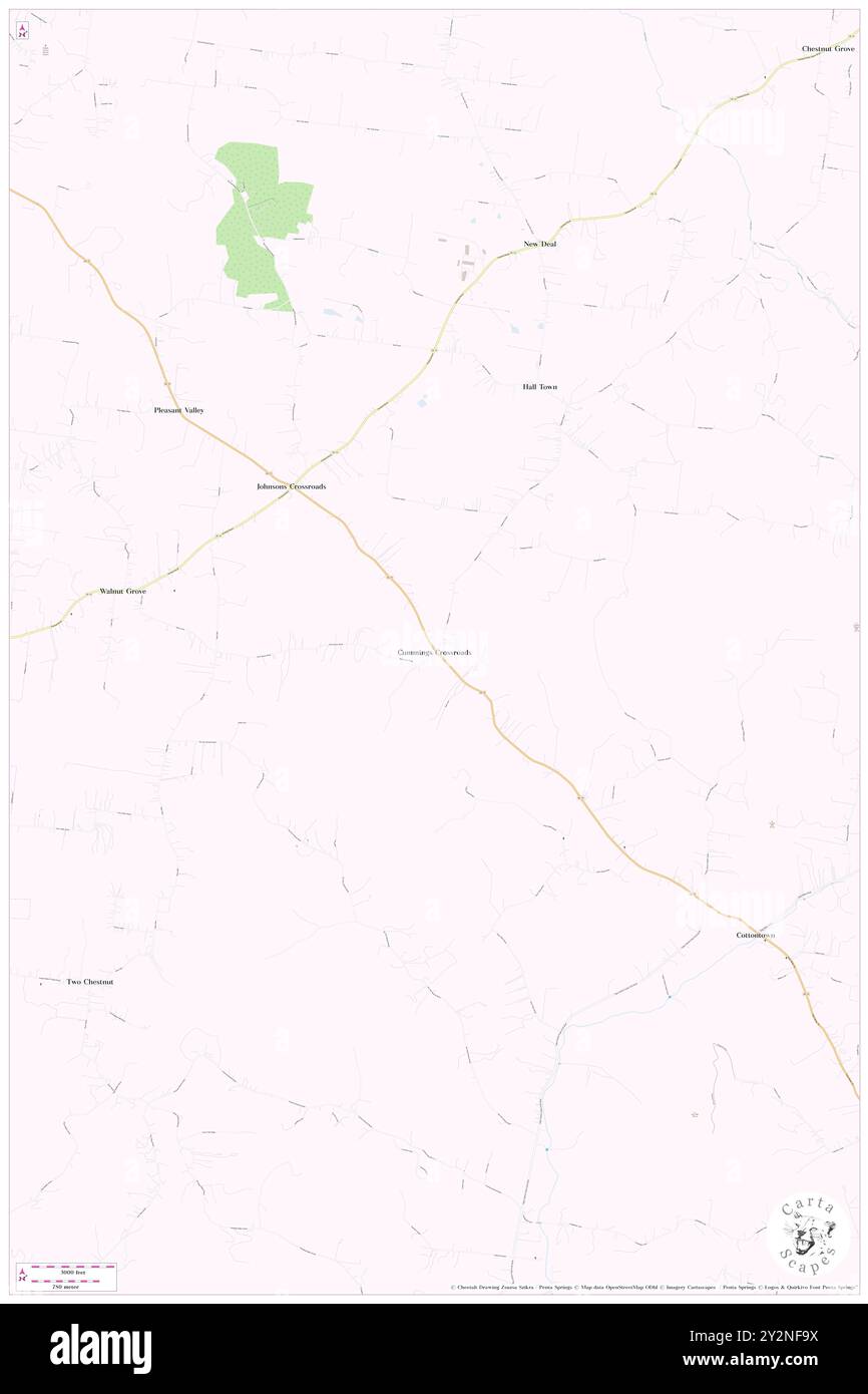 Cummings Crossroads, Sumner County, US, United States, Tennessee, N 36 ...