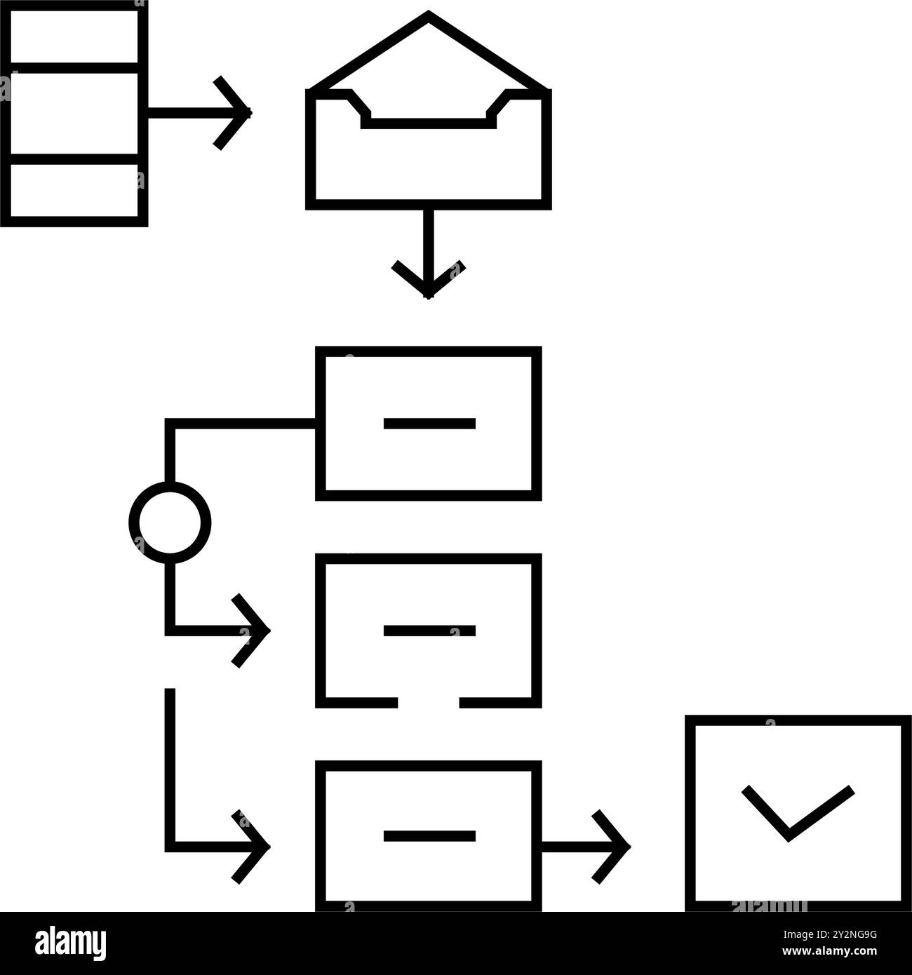 campaign production deployment line icon vector illustration Stock Vector Image & Art - Alamy
