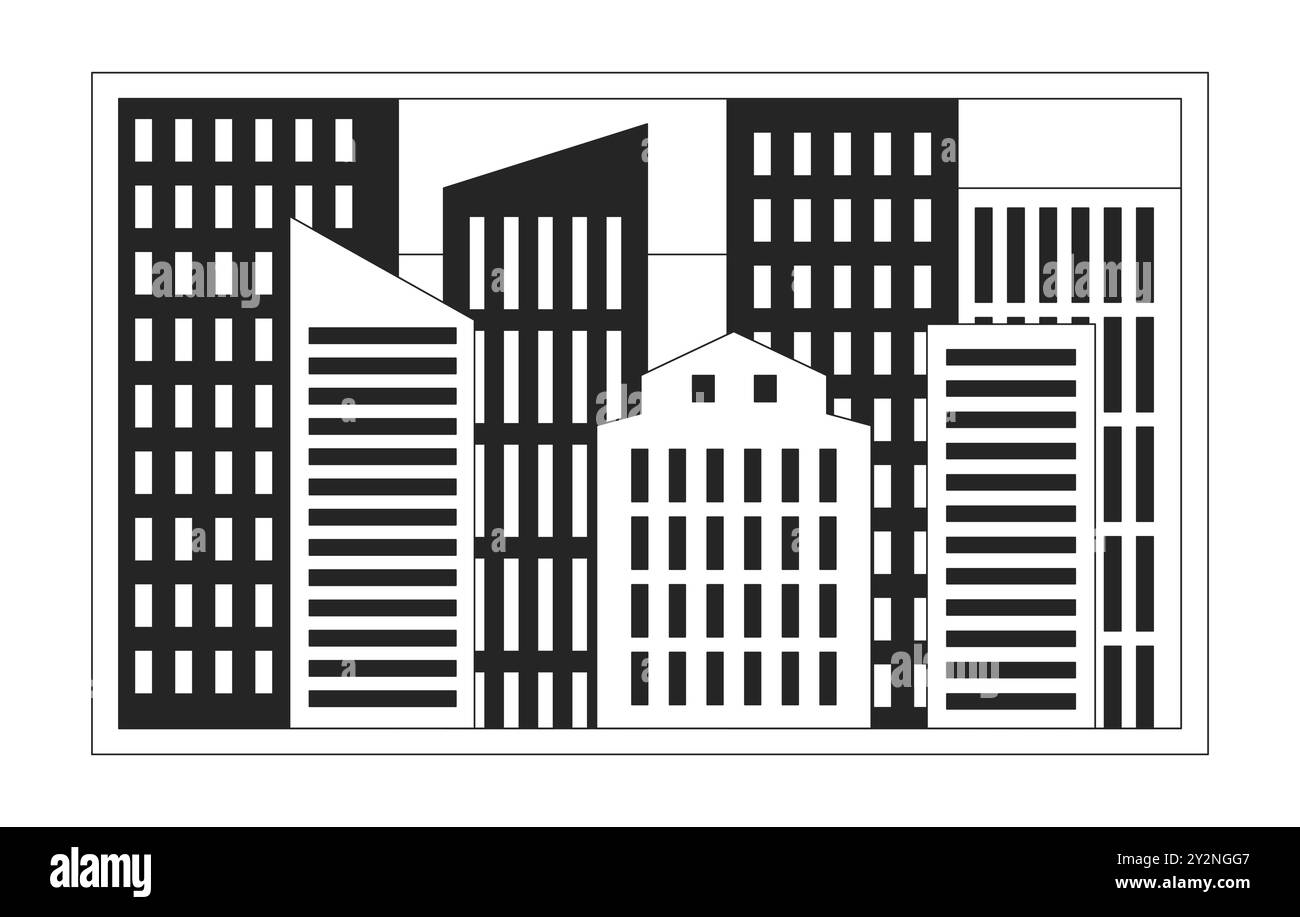 Nighttime cityscape Cut Out Stock Images & Pictures - Alamy