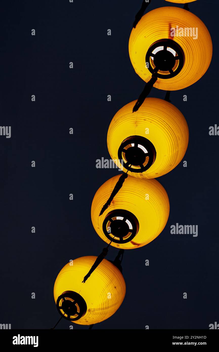 Night sky lanterns hi-res stock photography and images - Alamy