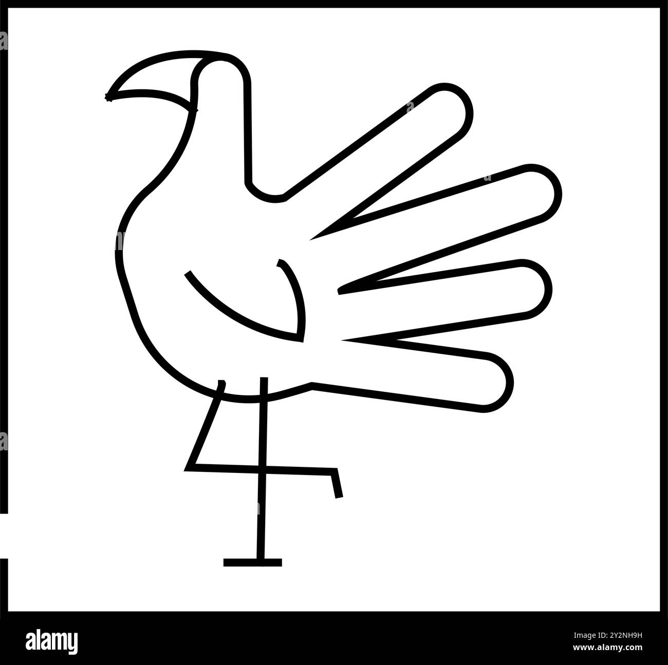 preschool sections line icon vector illustration Stock Vector Image ...