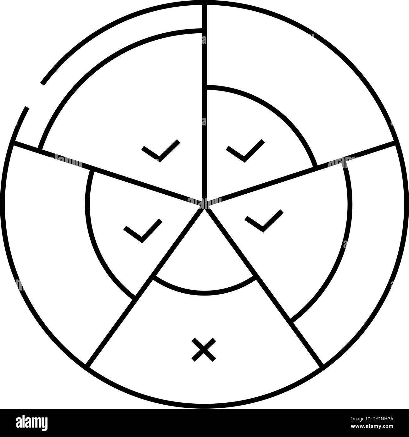 balance wheel line icon vector illustration Stock Vector Image & Art ...