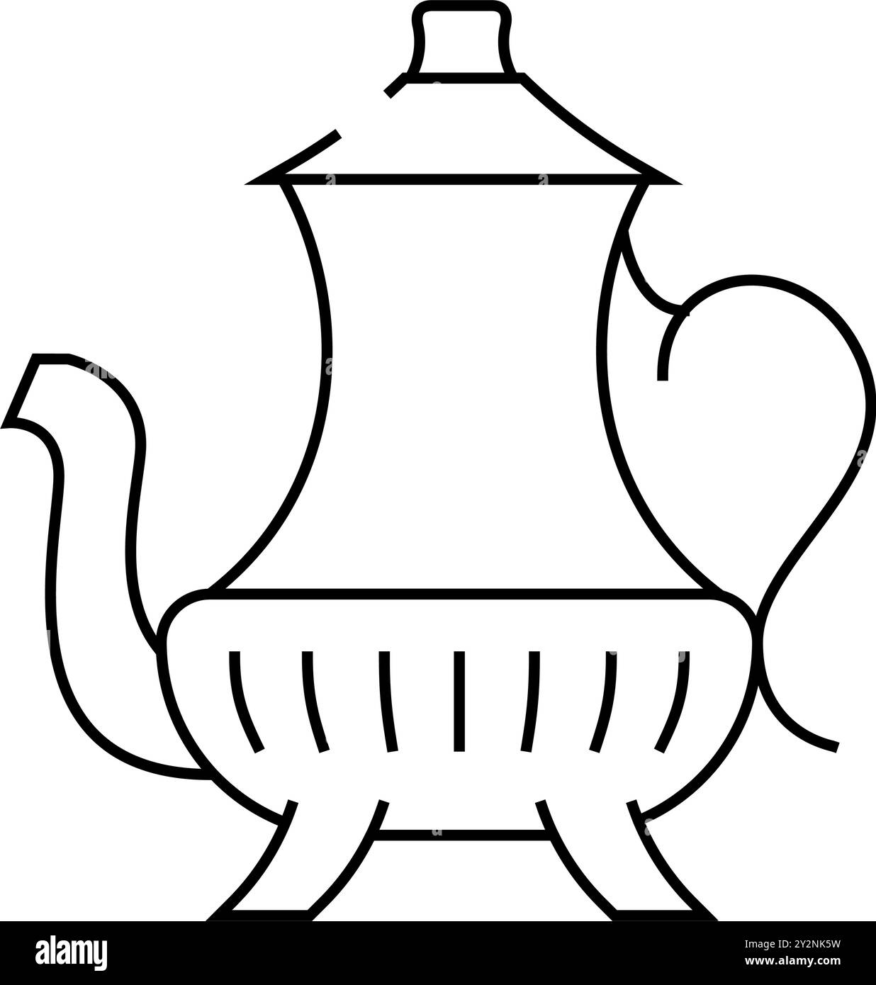 arabian vessel line icon vector illustration Stock Vector Image & Art ...