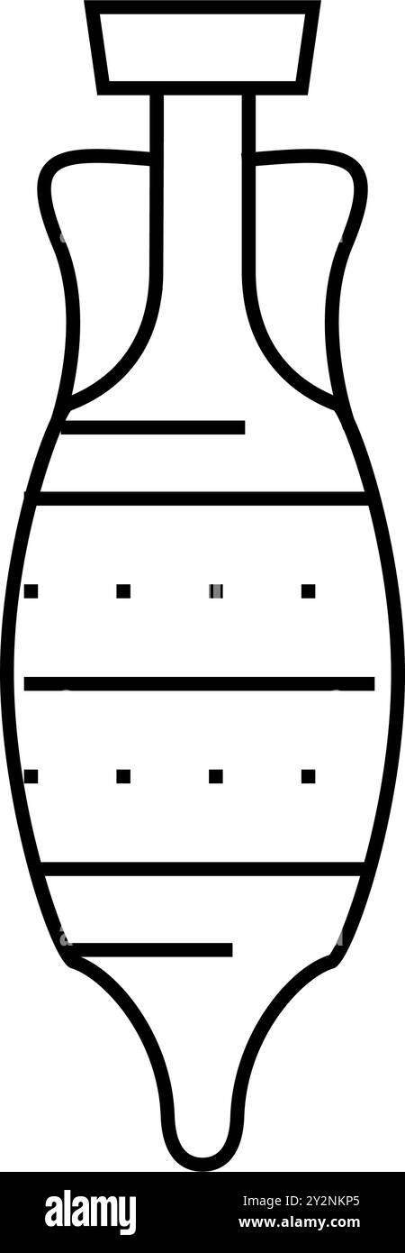 Antique jar icon outline Stock Vector Images - Alamy
