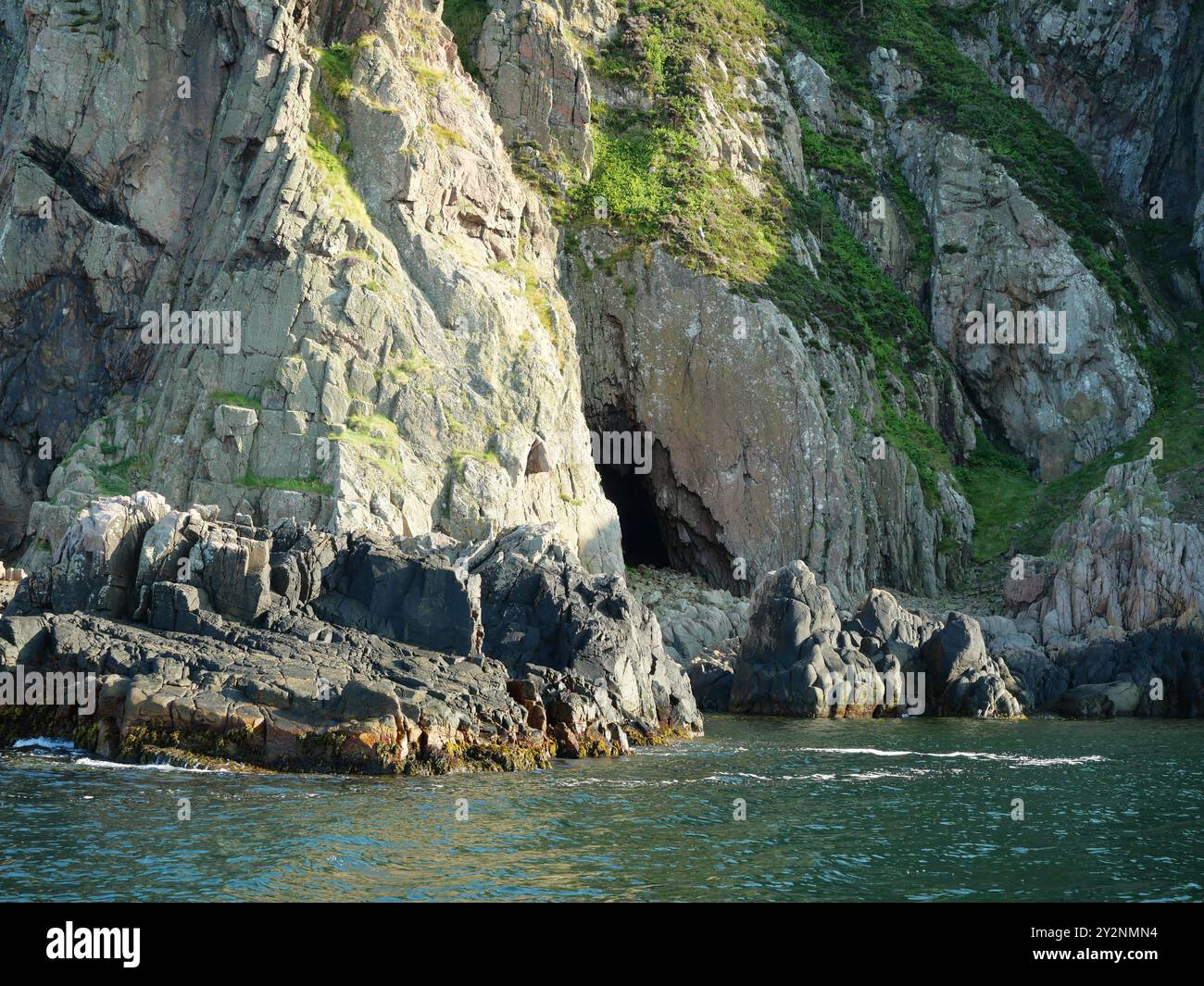 The vibrant rock formations of Kullaberg, Sweden, reveal nature's ...