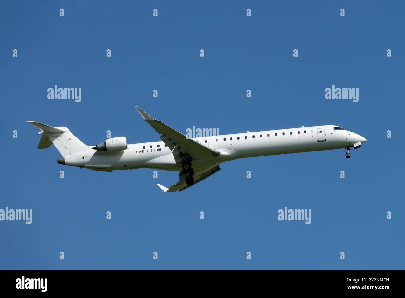 Bombardier CRJ-900LR plane by CityJet Airline, a sleek commercial ...