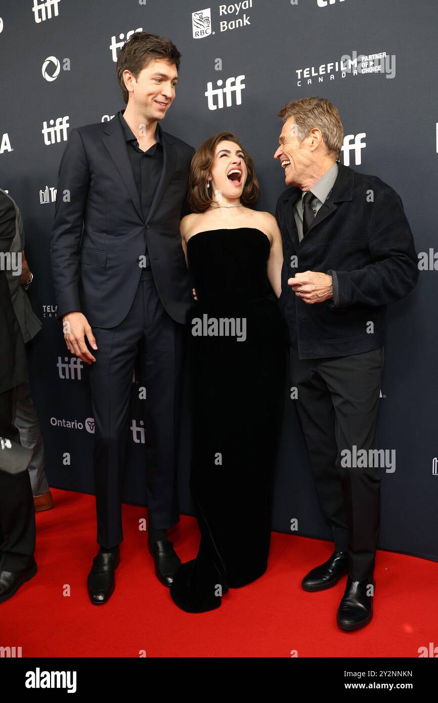 Nicholas Braun, Rachel Sennott, Willem Dafoe at arrivals for SATURDAY ...