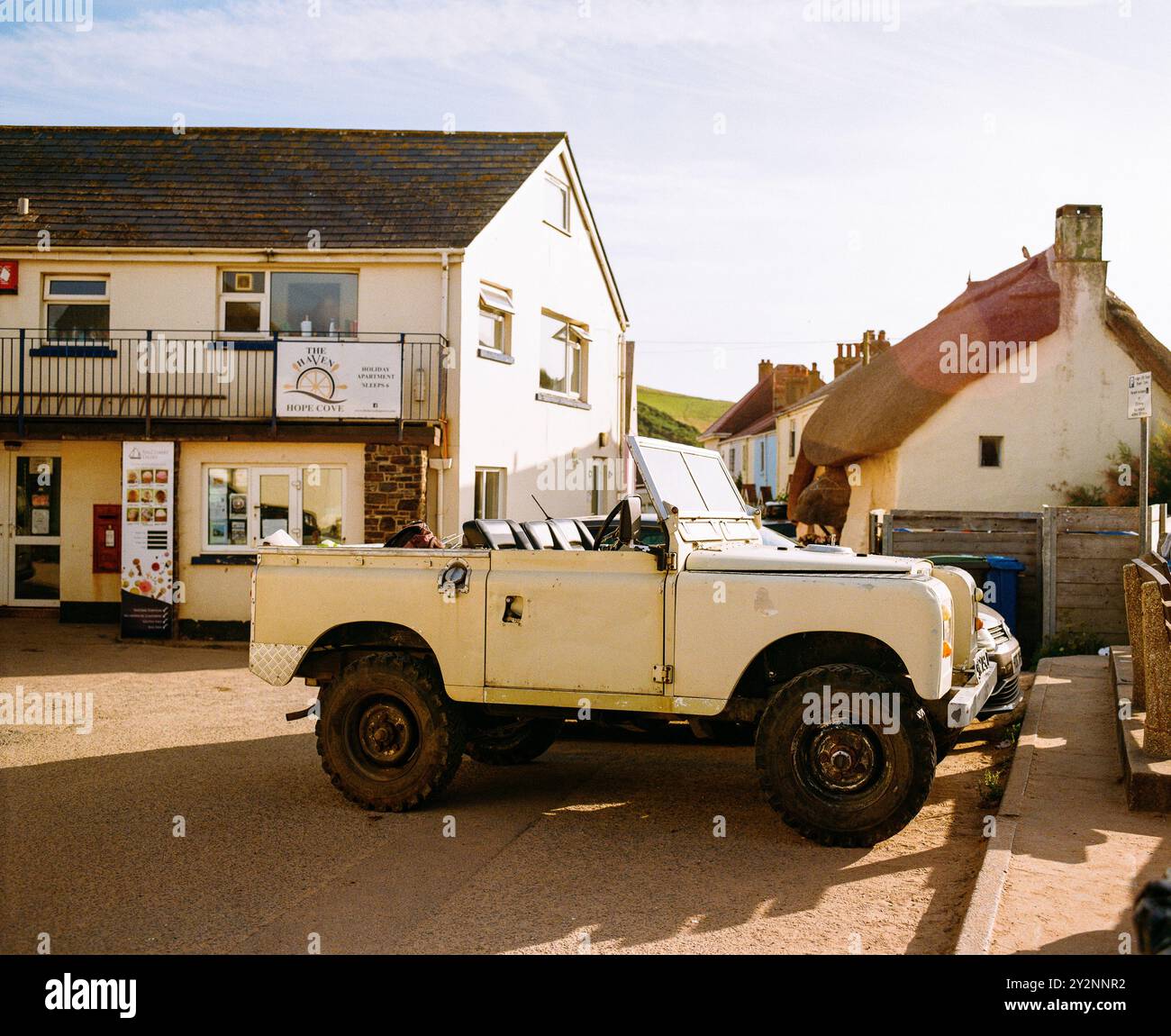 Land Rover series III truck Hope Cove, Kingsbridge, Devon, Engalnd ...