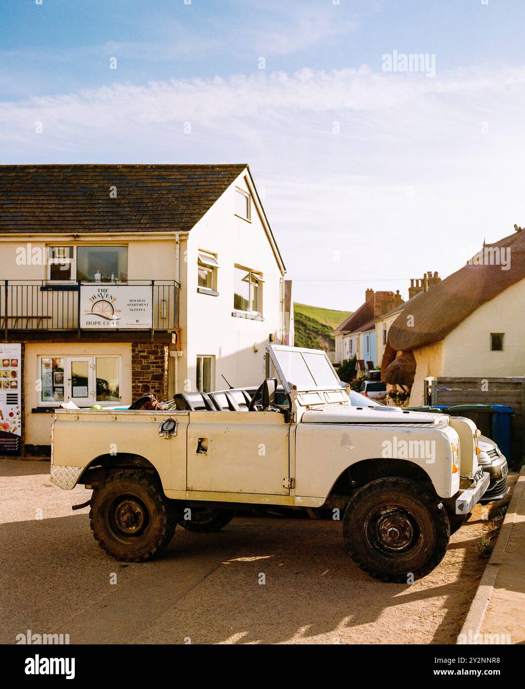 Land Rover series III truck Hope Cove, Kingsbridge, Devon, Engalnd ...