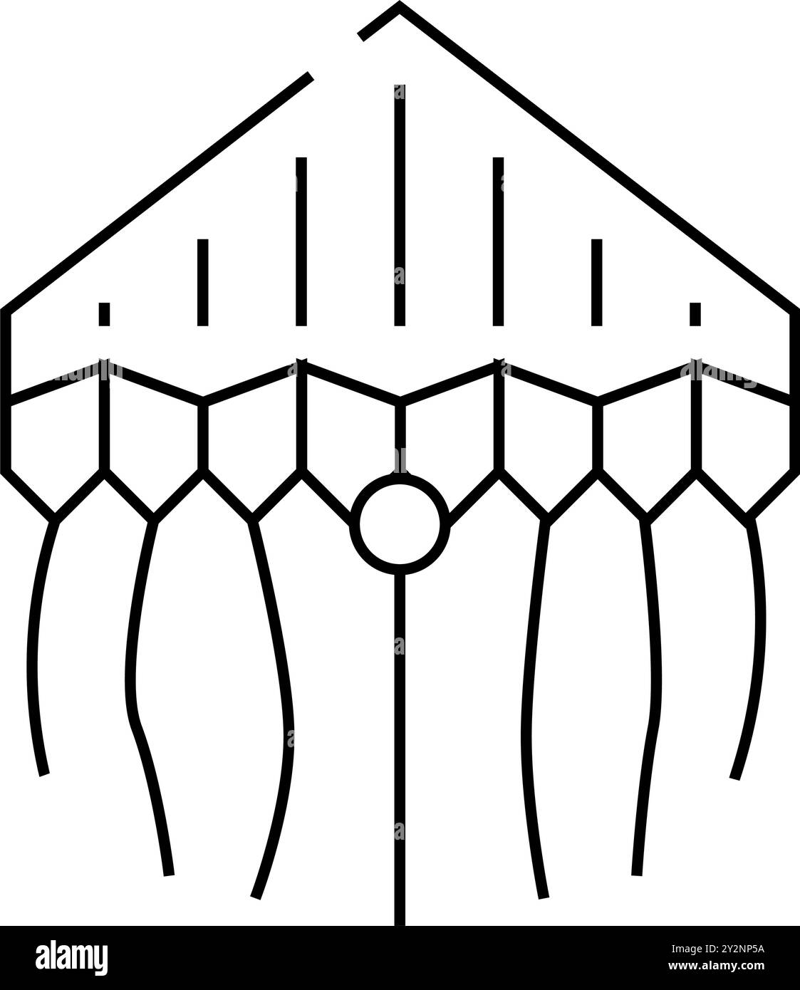 delta kite line icon vector illustration Stock Vector Image & Art - Alamy