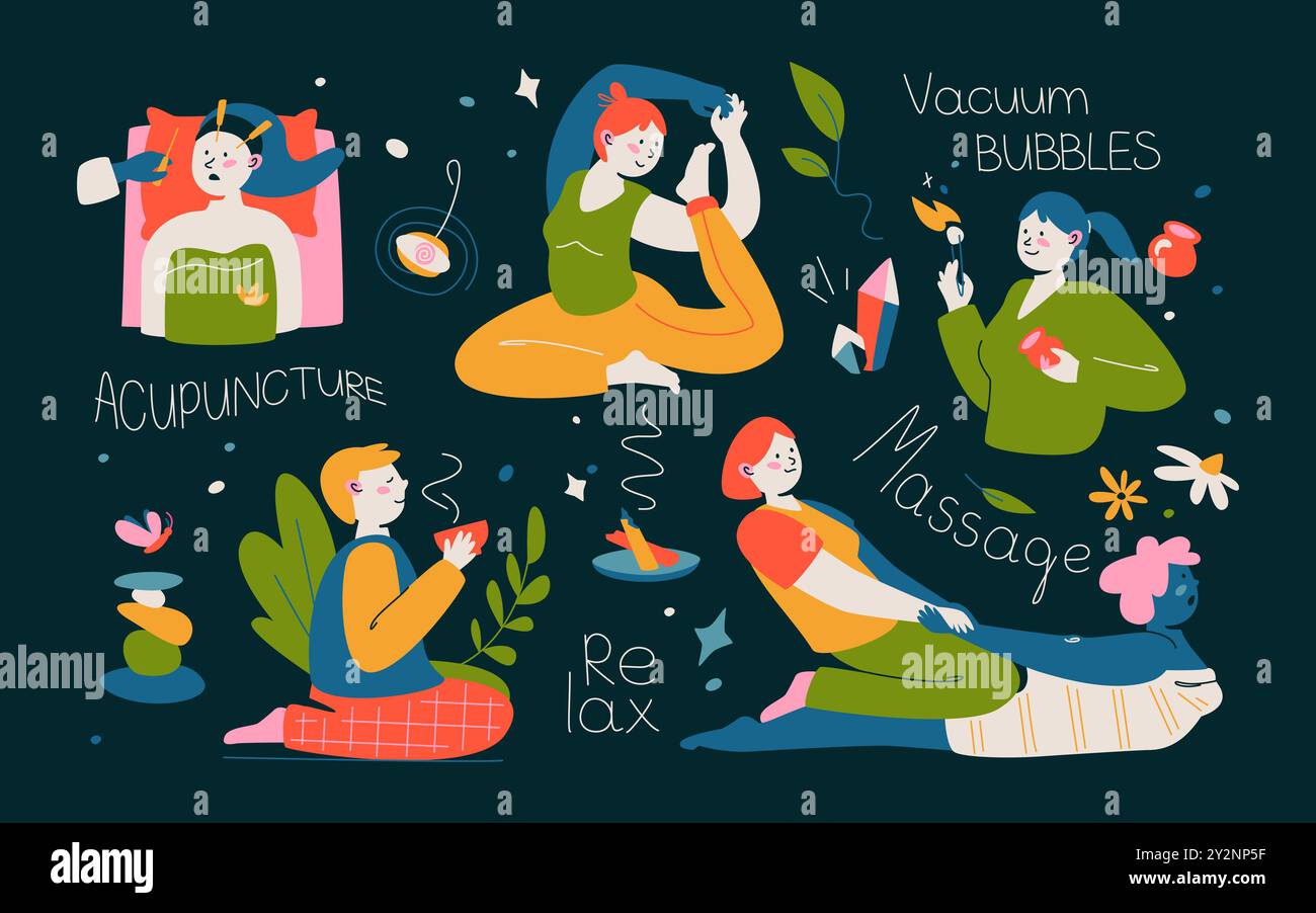 Modern treatment methods Stock Vector Images - Alamy